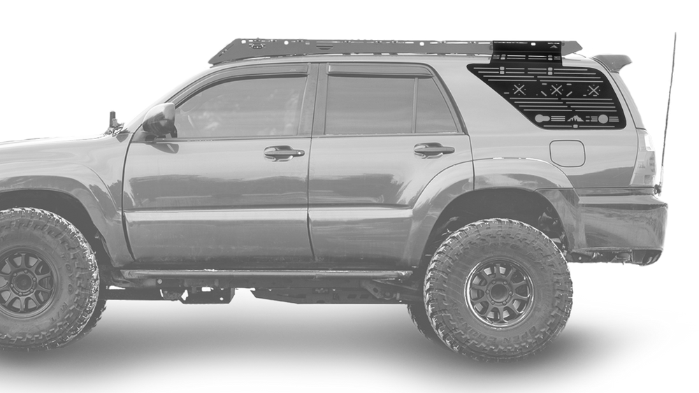 Roof Rack Side Accessory Panels | Sherpa Equipment Co.