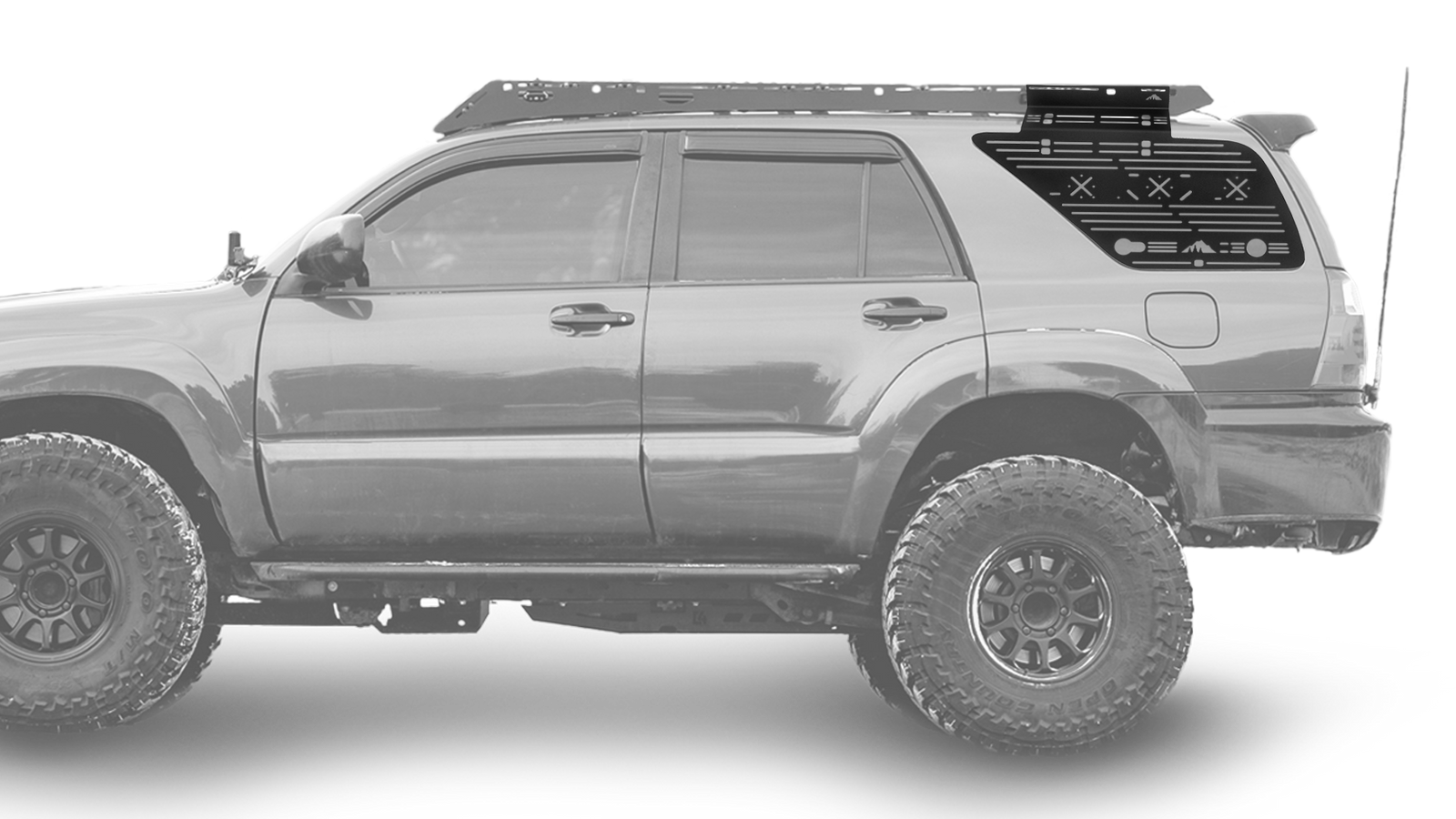 Roof Rack Side Accessory Panels | Sherpa Equipment Co.